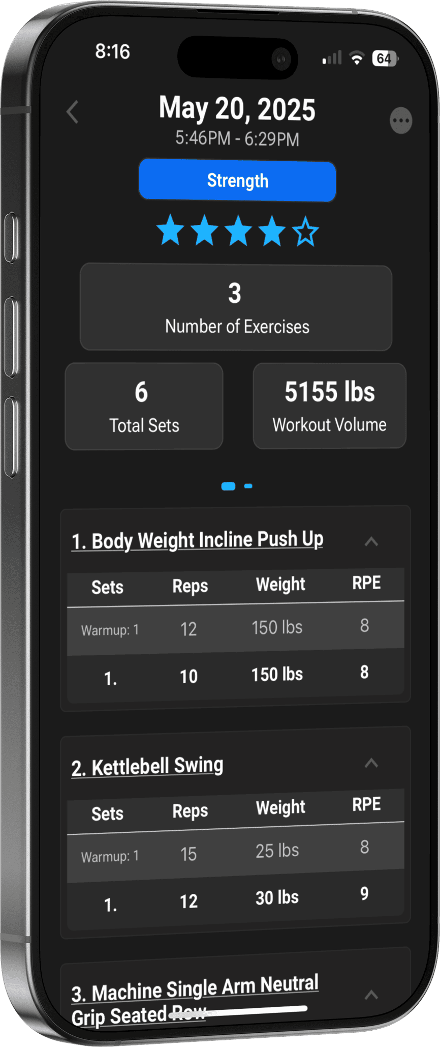 Evolve Workout Tracker
